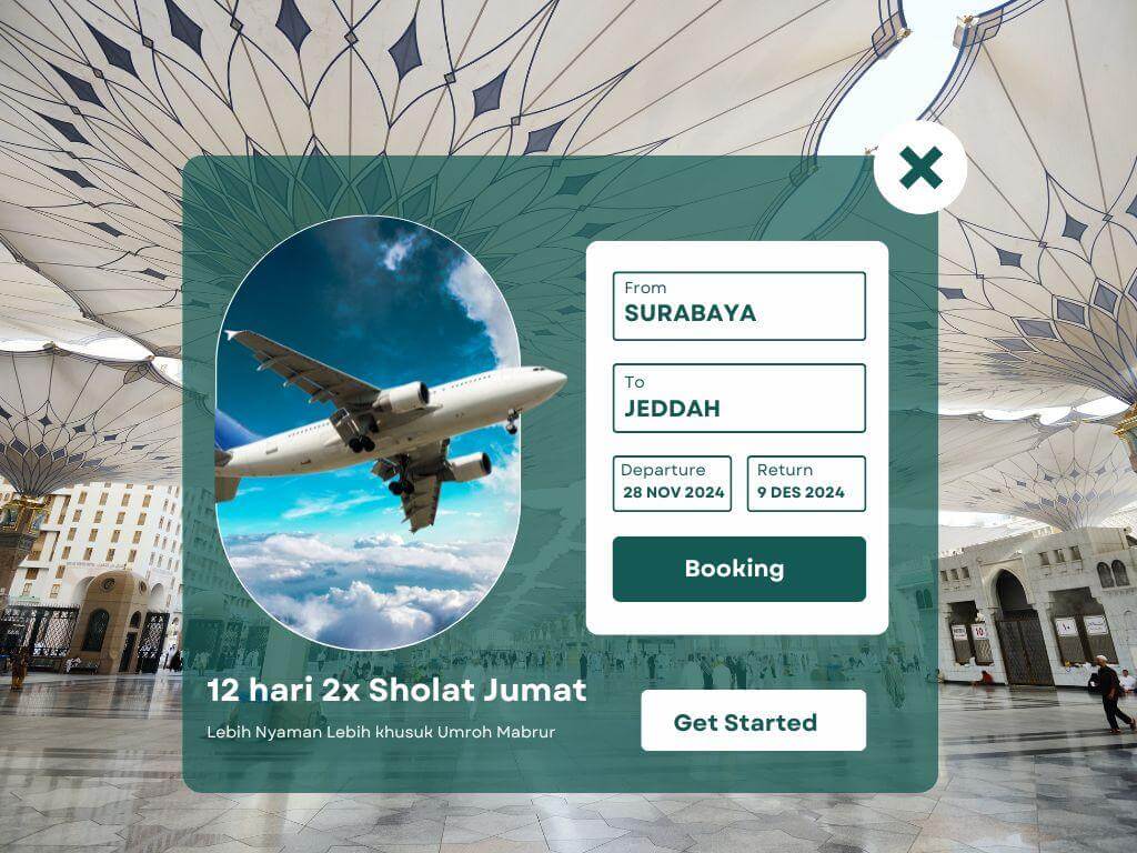 Umroh 12 Hari Start Surabaya